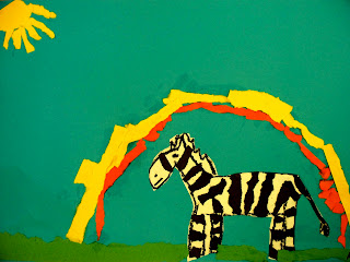 Creating Art: Torn Paper Animals
