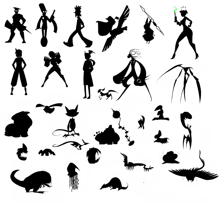 Art Practice: Silhouettes project part 2