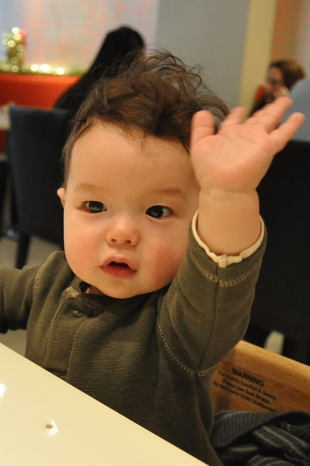 Baby Chenivan: Waving hello to Melrose