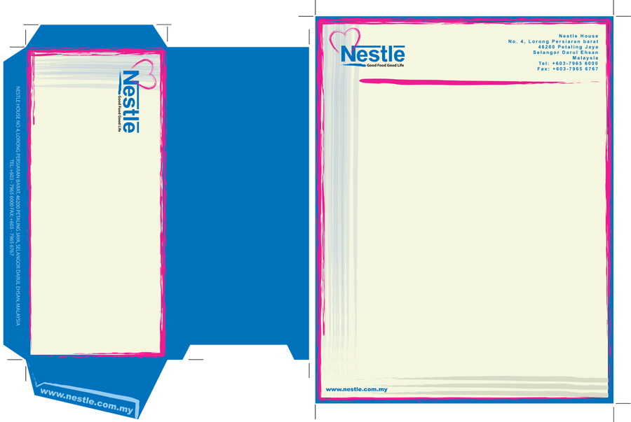 Kenny Lesmana ART Portfolio Blog: Nestle Corporate Identity Set