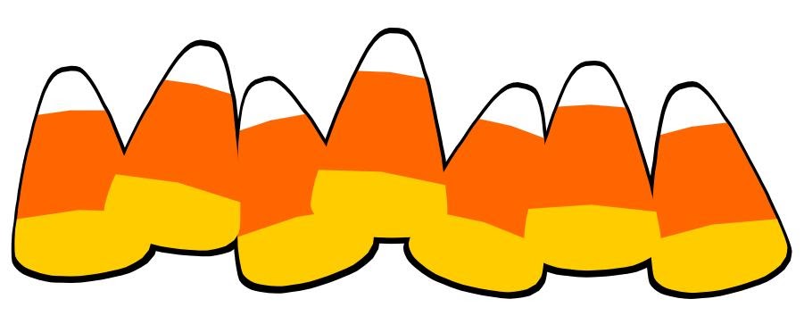 Tine: Candy Corn Border SVG