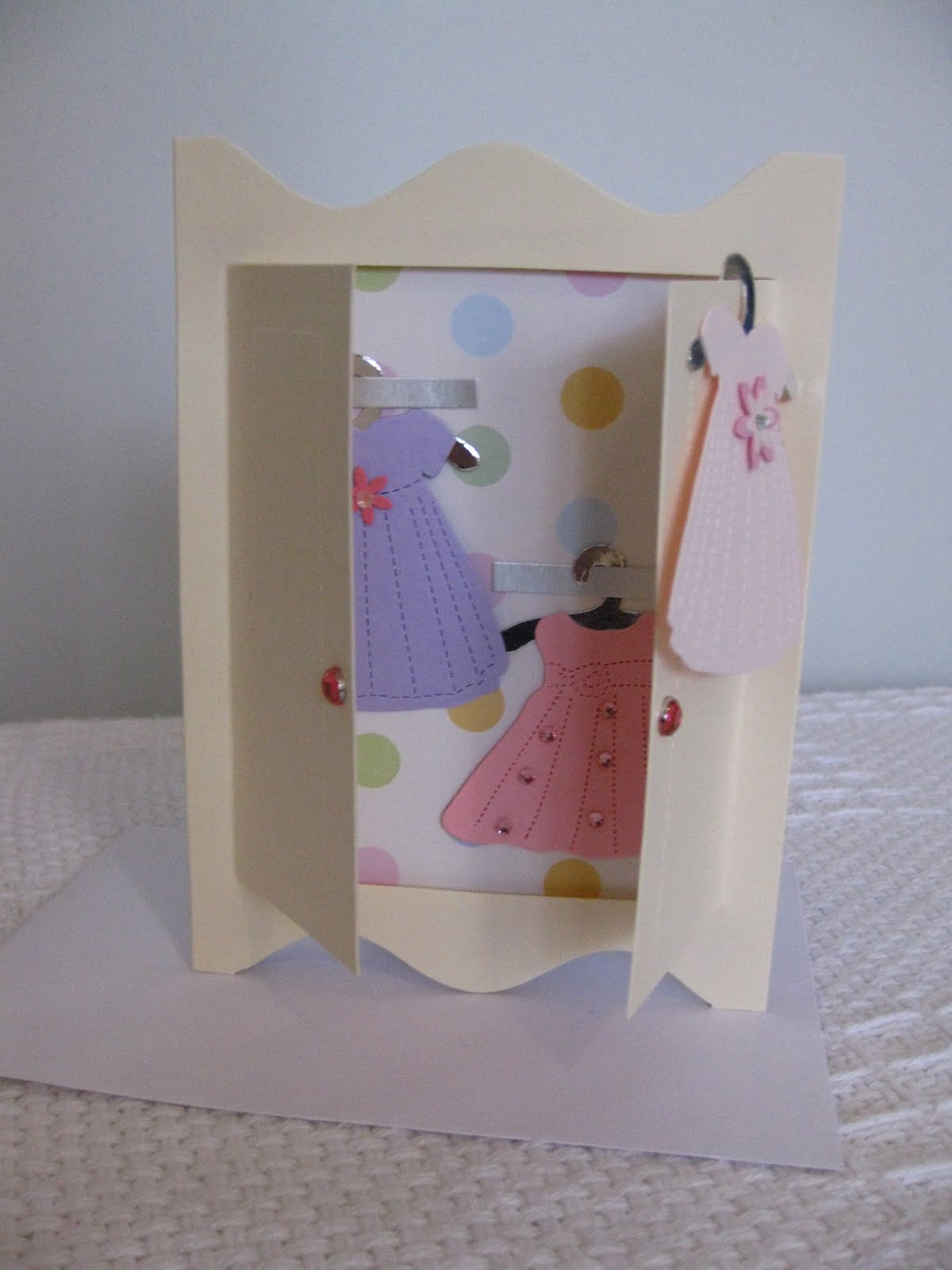 Handmade In A Beautiful Pea Green Boat: Wardrobe cards!