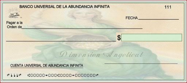 Prosperidad y Abundancia: Cheque de la Abundancia