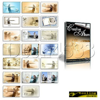 Design and Free Download: Creative Album PSD Wedding Collection