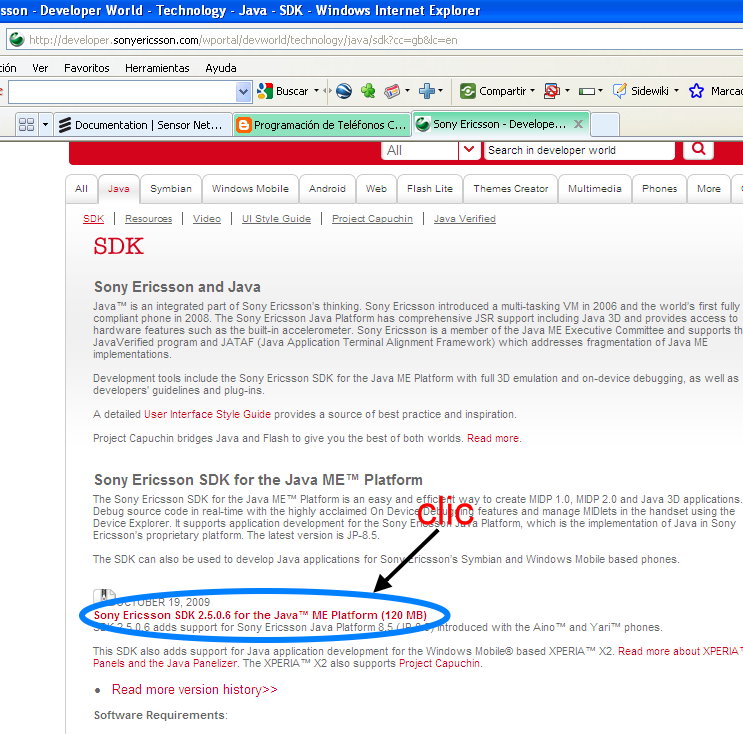 Programación de Teléfonos Celulares Usando Java Micro Edition: Como obtener la nueva versión del ...