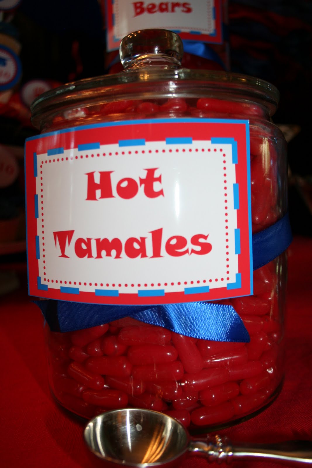 Red, White, & Blue Grad Candy Bar