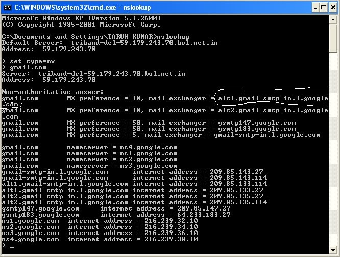 Send Emailspam Through Command Prompt Using Telnet