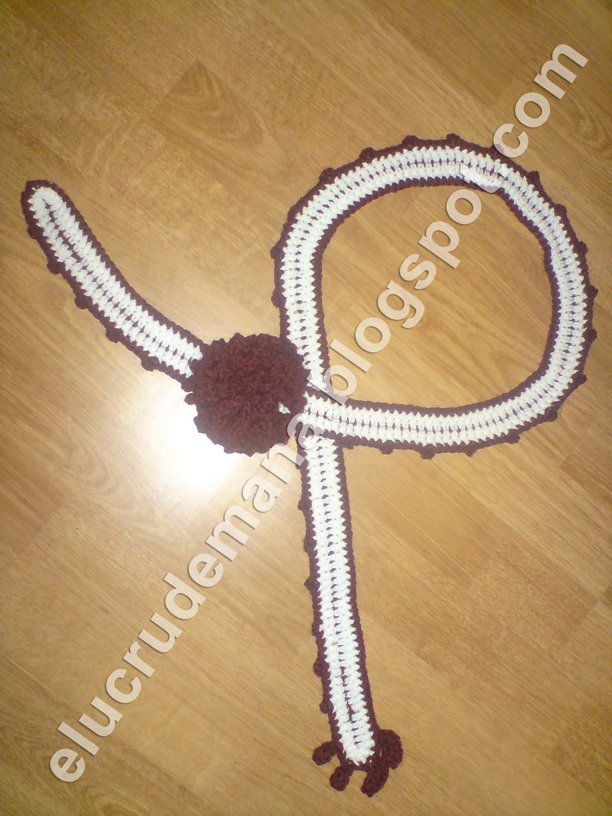 eLucru de mana: esarfa - colier crosetata