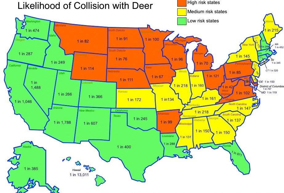 Deer Impacts Blog: USA NEWS: State Farm Annual Deer-Vehicle Collisions ...