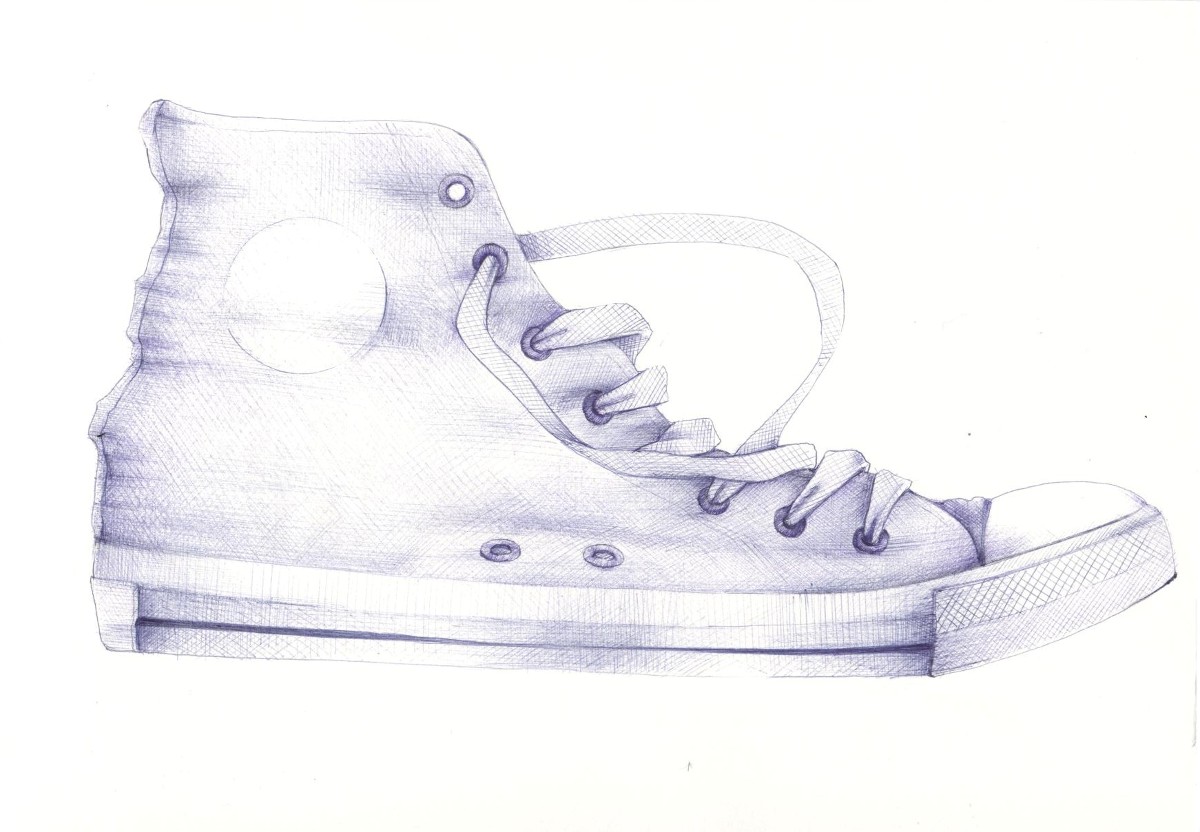 andrea joseph's sketchblog: how to draw a shoe