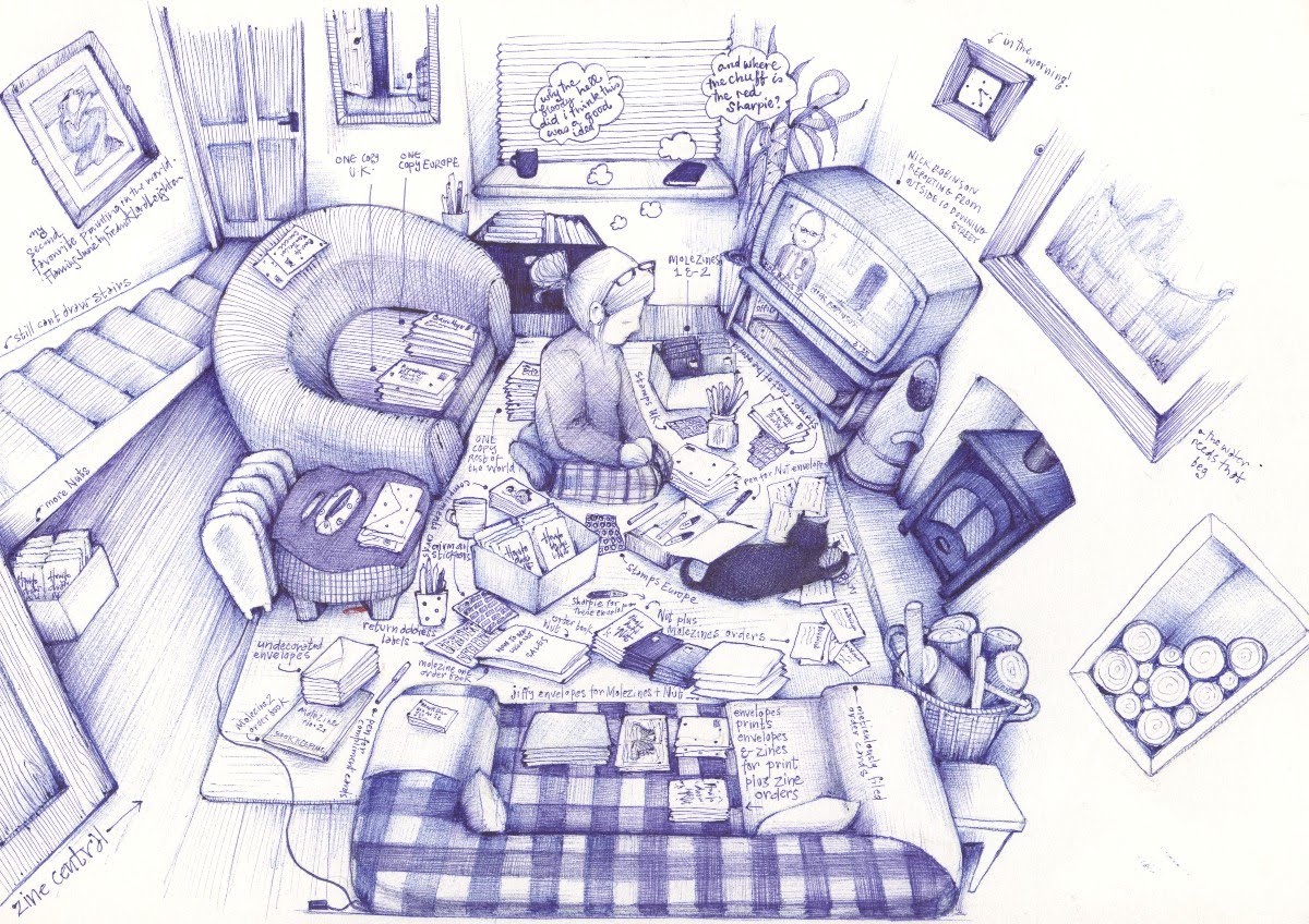 andrea joseph's sketchblog: sleeping through the day