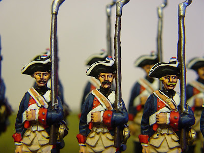 Painting Wargames Figures: 40 figures of Minden Miniatures in Prussian ...