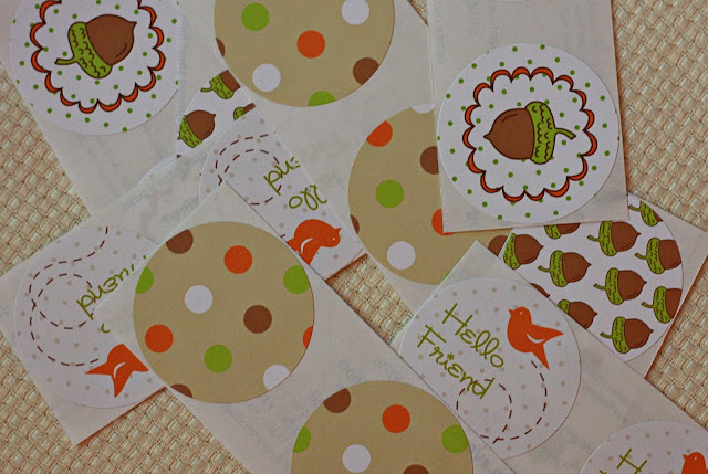 amy j. delightful blog: Happy Fall! Gift Card & Tag Kit