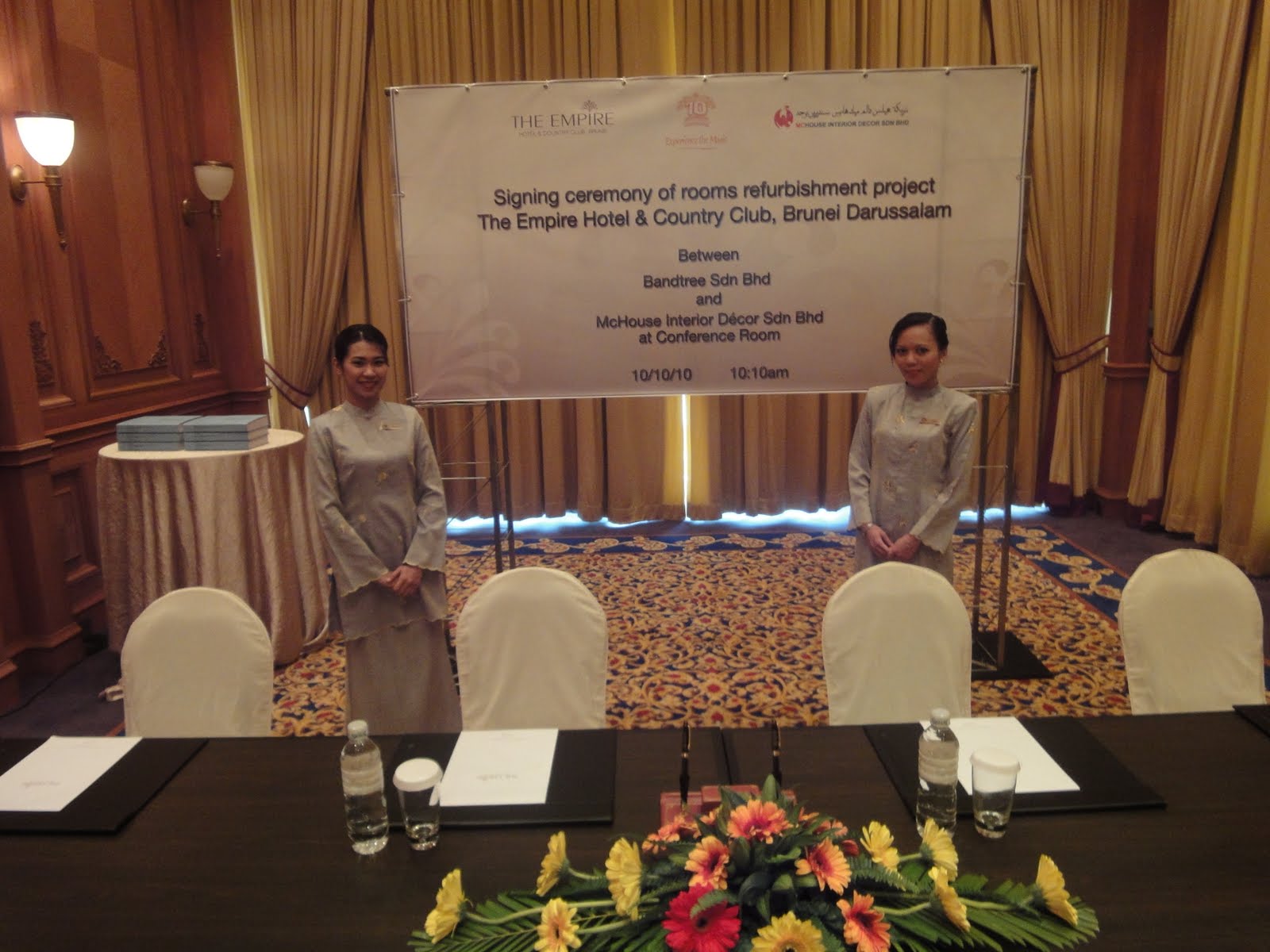 Sumantri: Signing Ceremony of Rooms Refurbishment The Empire Hotel and ...
