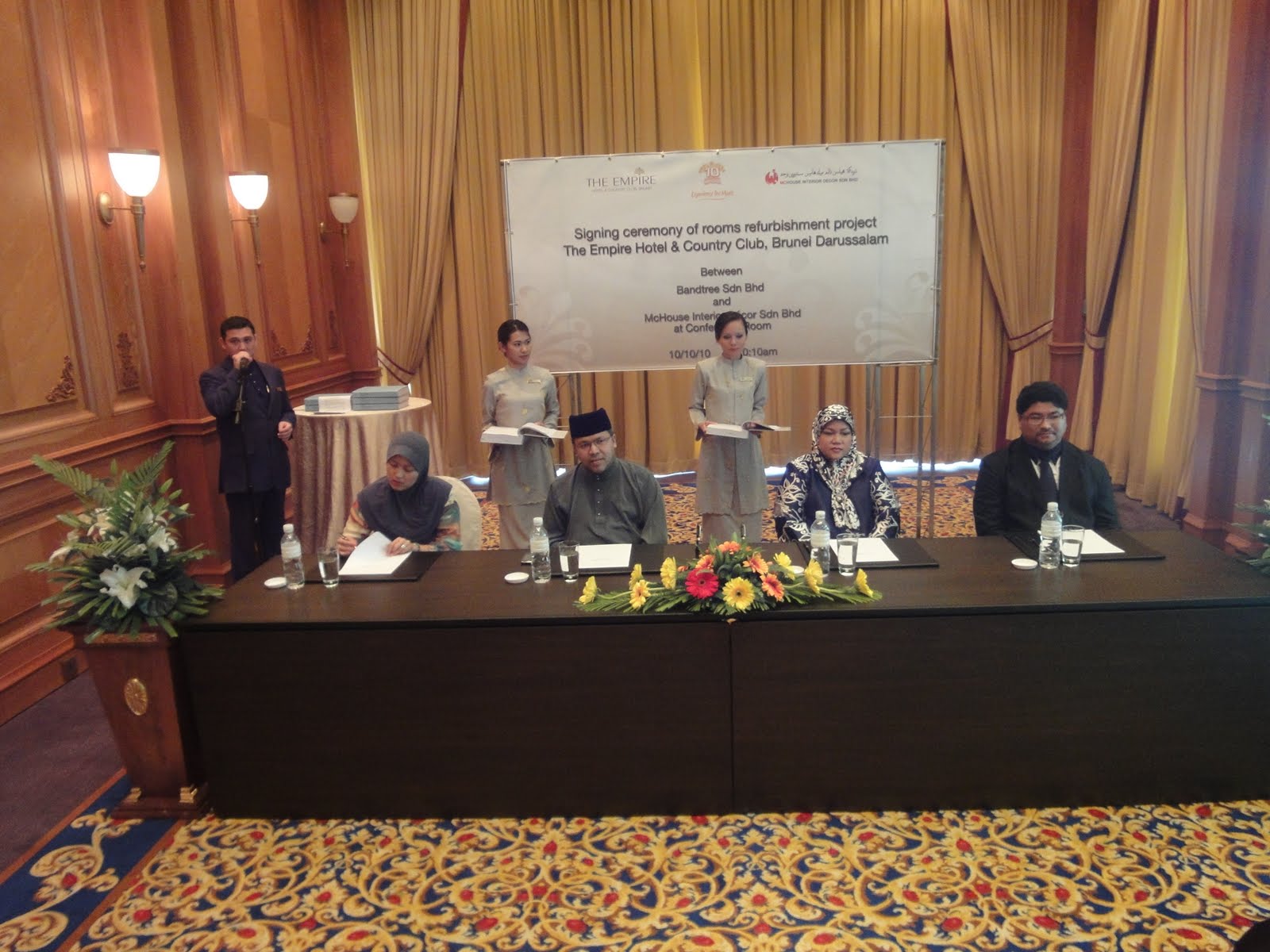 Sumantri: Signing Ceremony of Rooms Refurbishment The Empire Hotel and ...