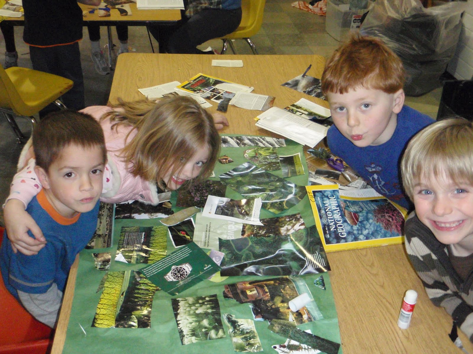 Fayston Elementary Art: KINDERGARTEN COLOR COLLAGES
