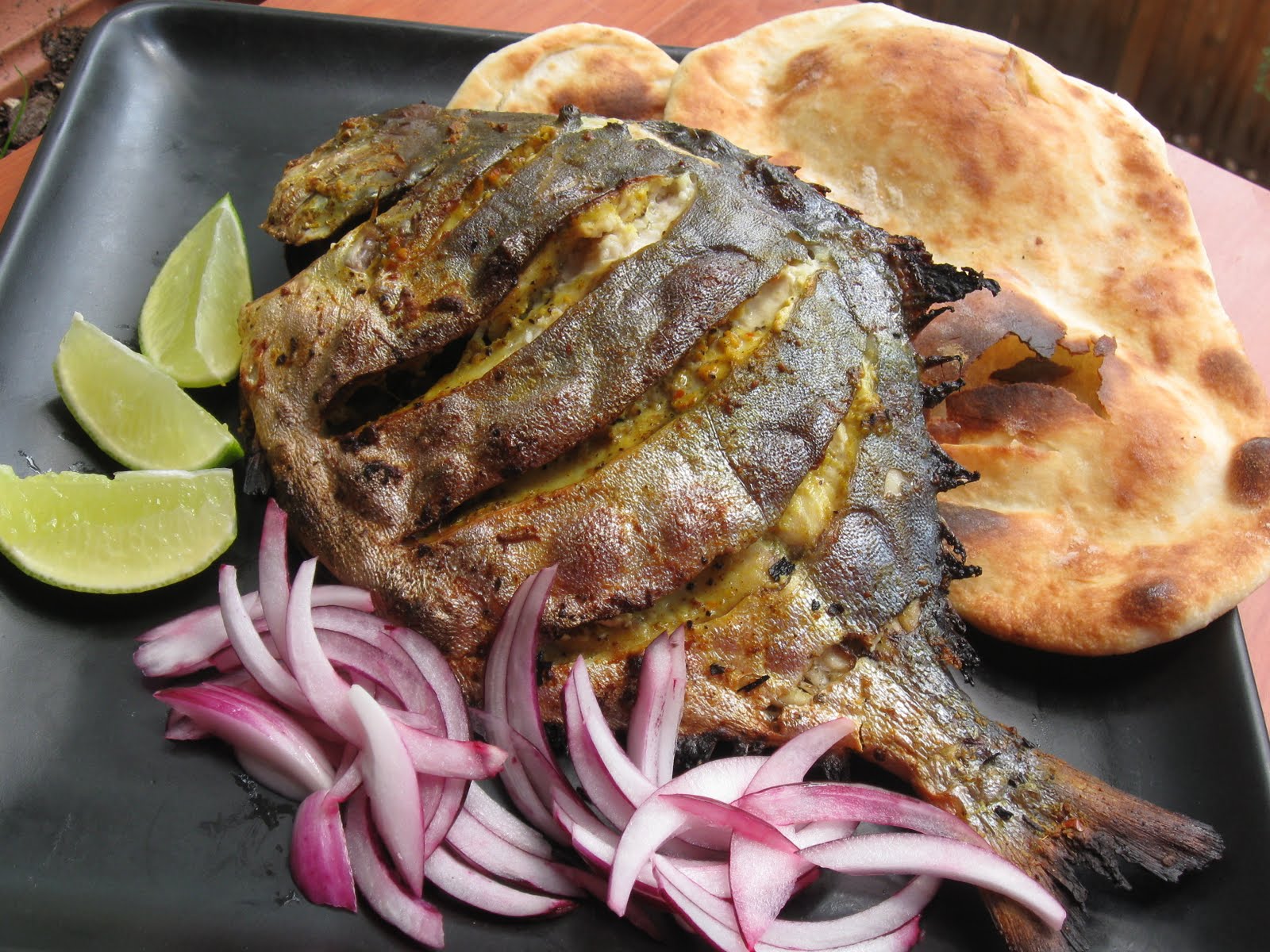 food i make: Grilled Pomfret