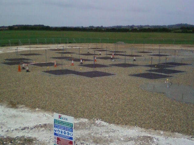 lofar-uk: Pictures from Day 1 of the LBA Build