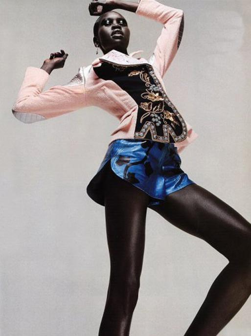 Gian Le Fou Alek Wek Black Is Beautiful