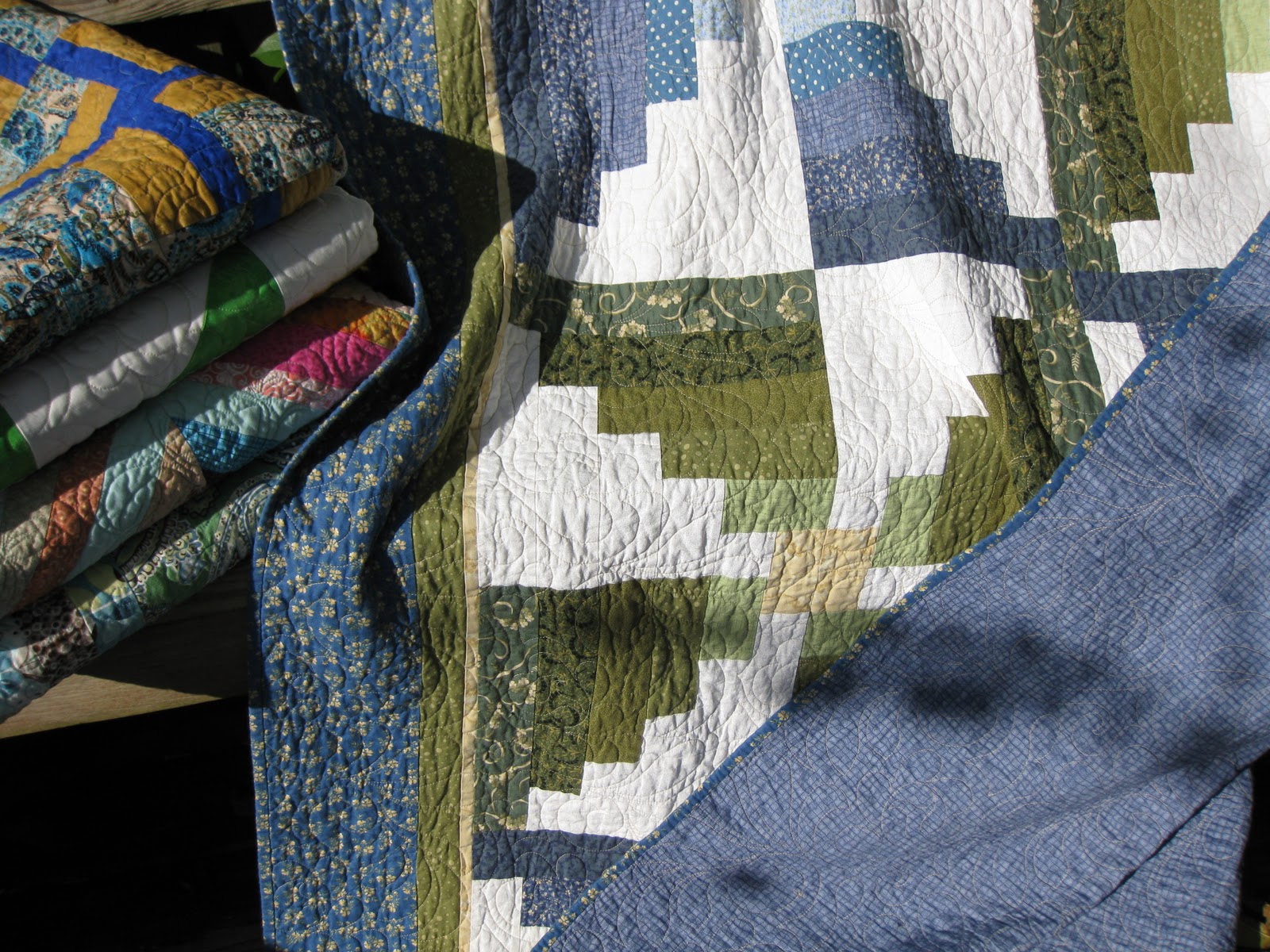 Millie's Quilting: My Blue and Green Quilts