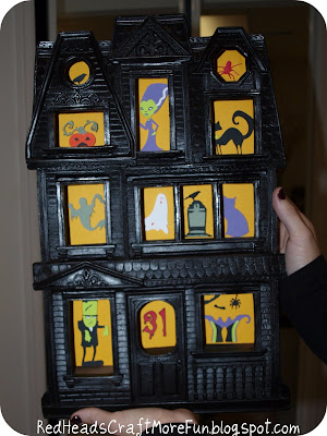 Red Heads Craft More Fun: Halloween House