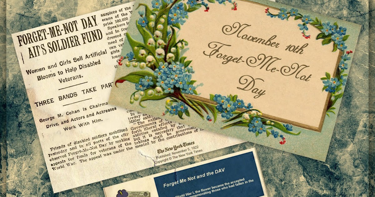 BeNotForgot.com: Wordless Wednesday :: Forget-Me-Not Day