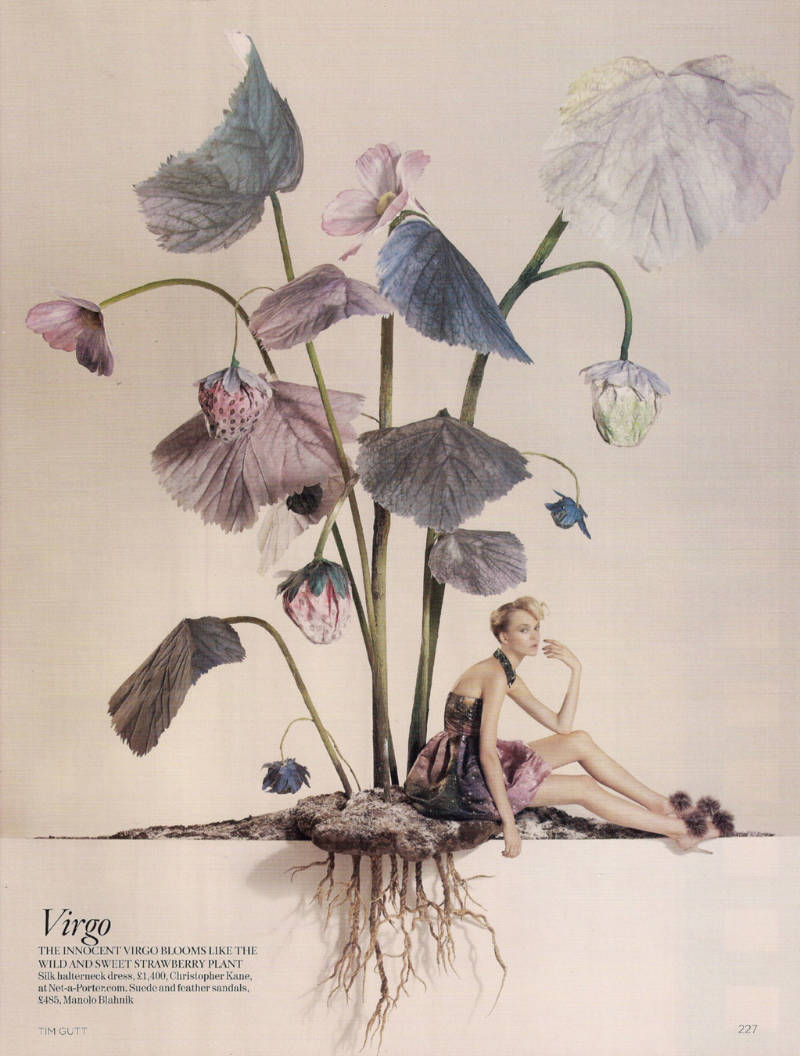 ideias vestíveis: Editorial: Star Signs - Vogue UK Dezembro ...