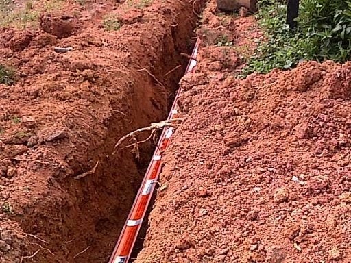 Malaysia Fiber Optic Expertise: Fiber optic civil work @ Pinang Tunggal