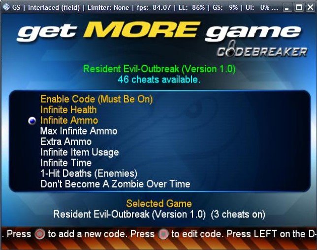 Download Code Breaker V10 For Cheat Pcsx2 Roms How To - gardenfasr