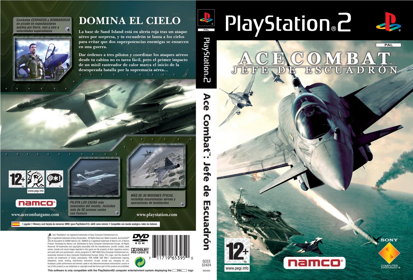Video Club de los Valles Juegos PS2: ACE COMBAT 5