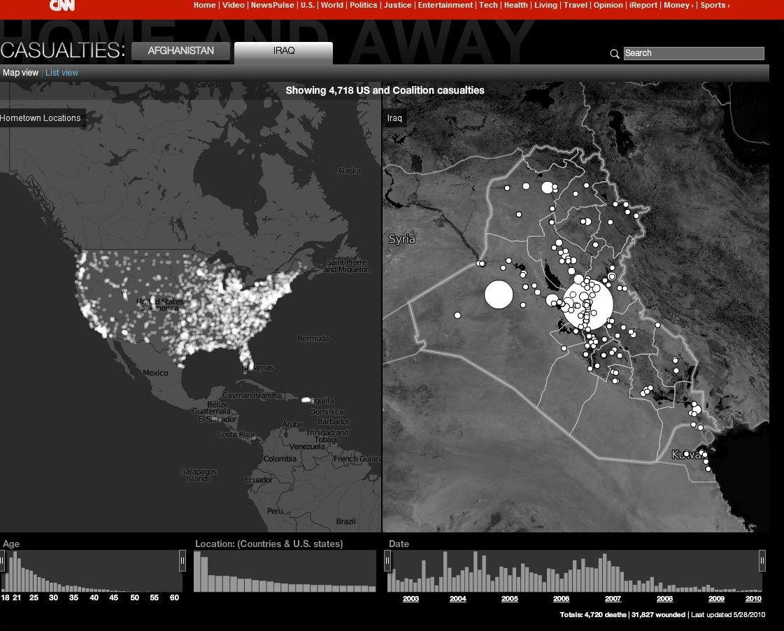 Interactive Multimedia Technology: CNN's Interactive Map and Timeline ...