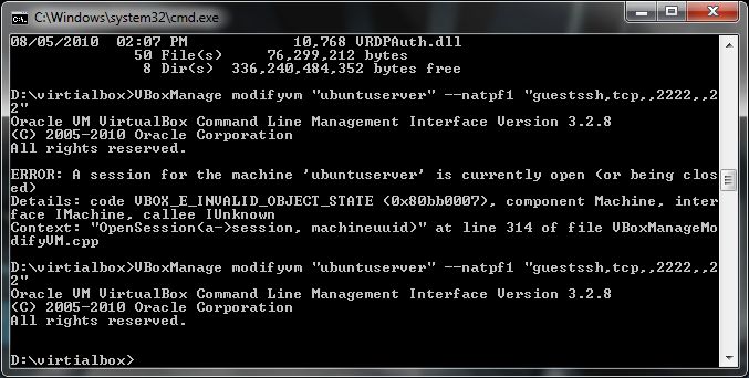 Scratchboard37 Accessing Ubuntu Server On Virtualbox Via Ssh Using Putty 8359