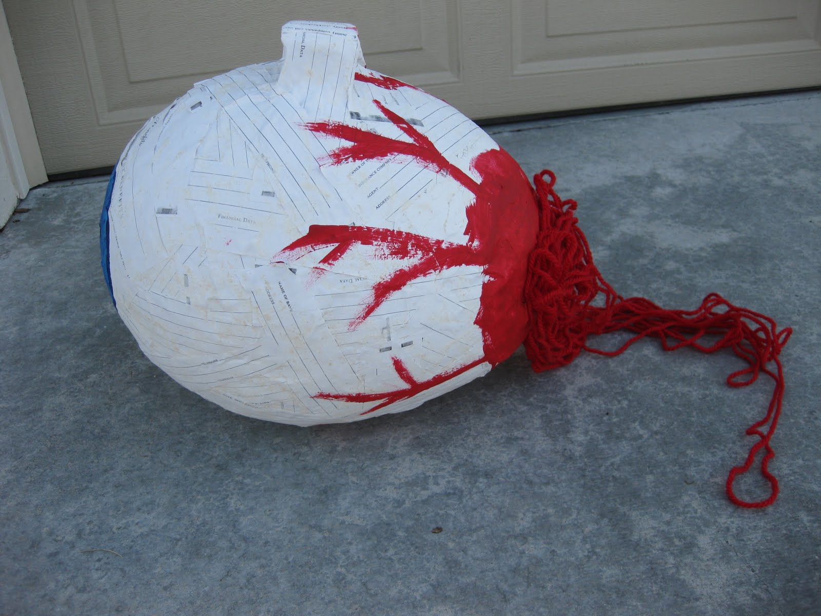 Bee in my Bonnet: eyeball pinata