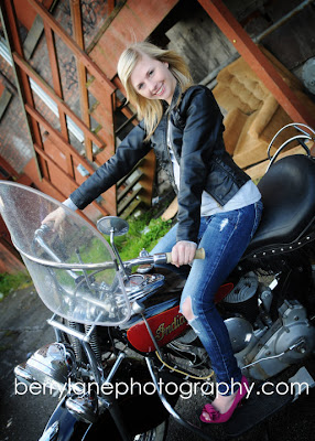 BerryLane Photography: 2011 Senior Model Motorcycle Shoot