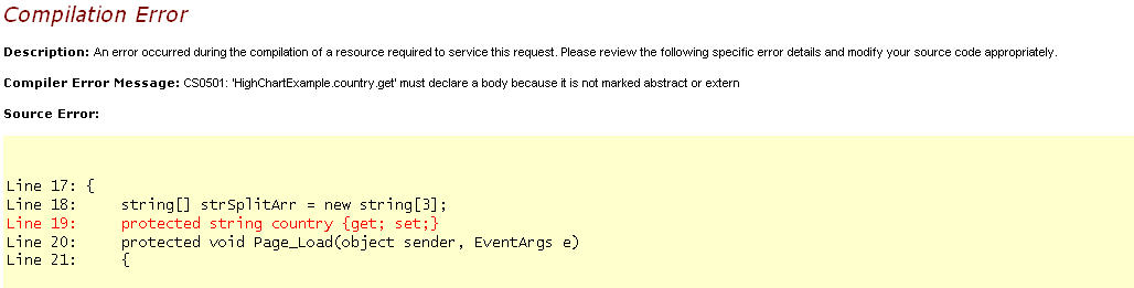 Cs0501blah Blah Must Declare A Body Because It Is Not Marked Abstract Or Extern