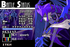 "Riviera : The Promised Land" Blog: Seth-Rah (Final Boss) - Stage 7