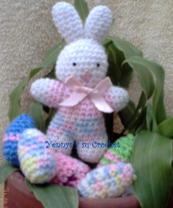 YENNY`S CROCHET: Conejo de Pascua.
