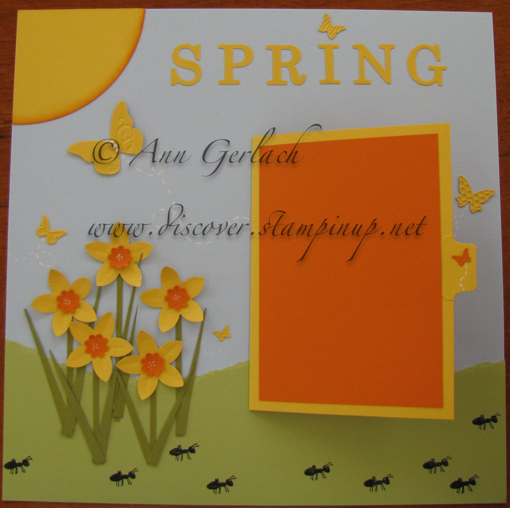 Discover Ink: Spring Scrapbook Page