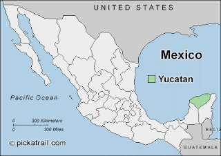 YUCATAN: UBICACION GEOGRAFICA DE YUCATAN