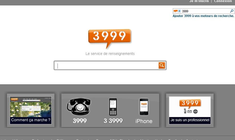 super service de renseignements 3999 - ZinfosWeb