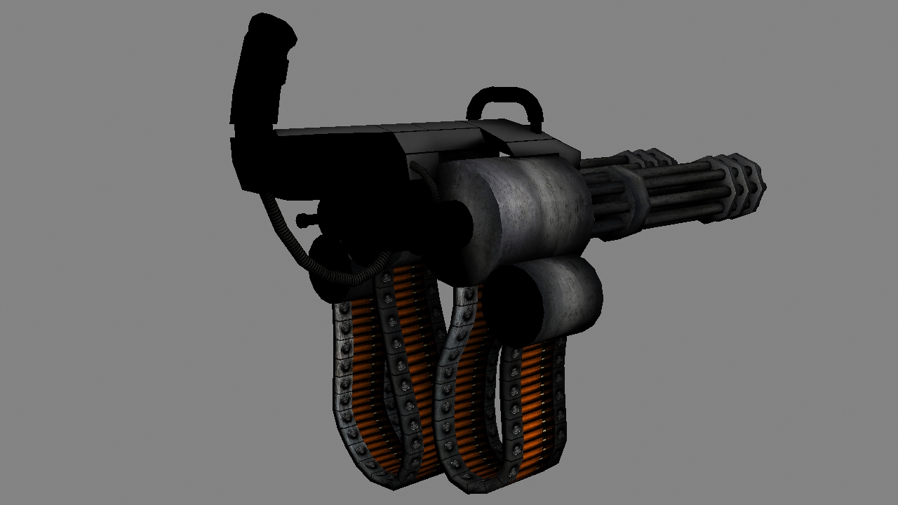 STEVEN CHABEAUX: Start of the Mini Gun Texture