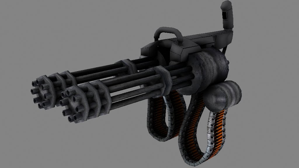 STEVEN CHABEAUX: Start of the Mini Gun Texture
