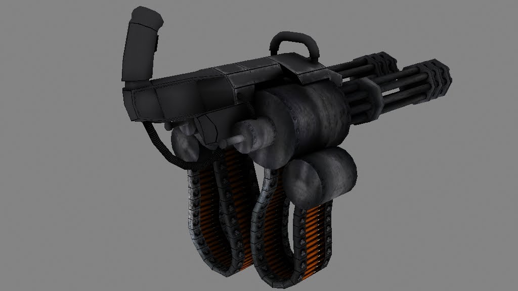 STEVEN CHABEAUX: Start of the Mini Gun Texture