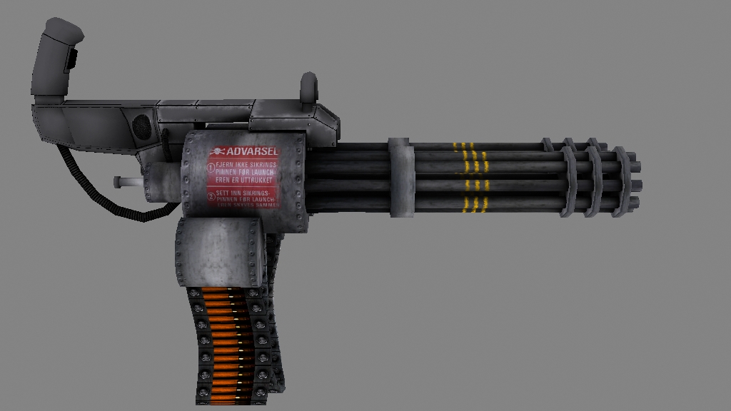 STEVEN CHABEAUX: Start of the Mini Gun Texture