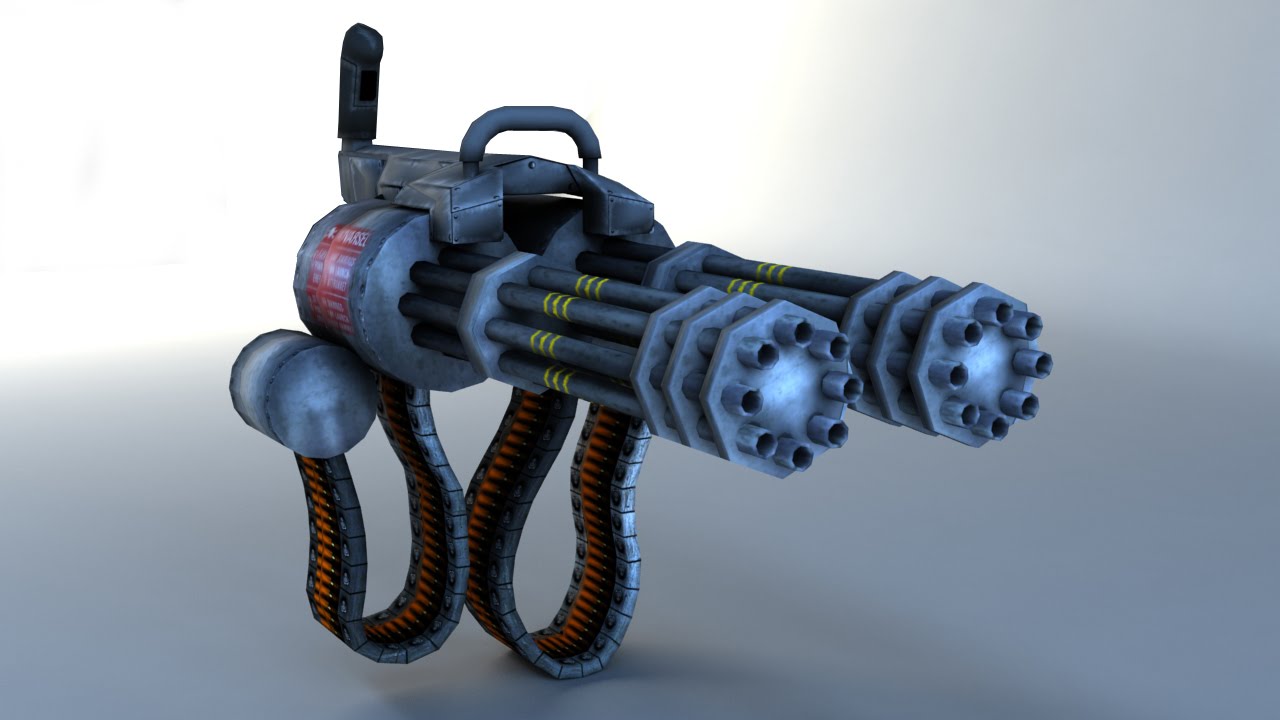 STEVEN CHABEAUX: Start of the Mini Gun Texture
