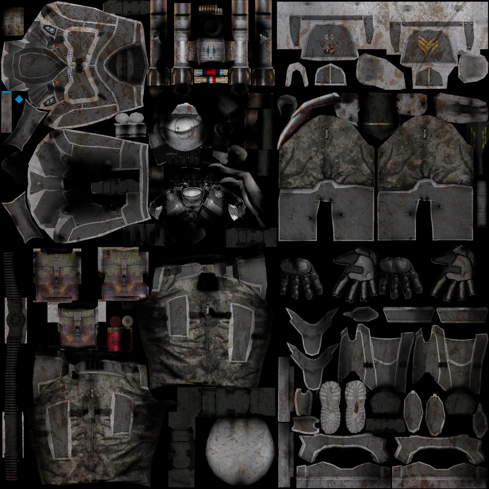 STEVEN CHABEAUX: Characters Body Diffuse completed