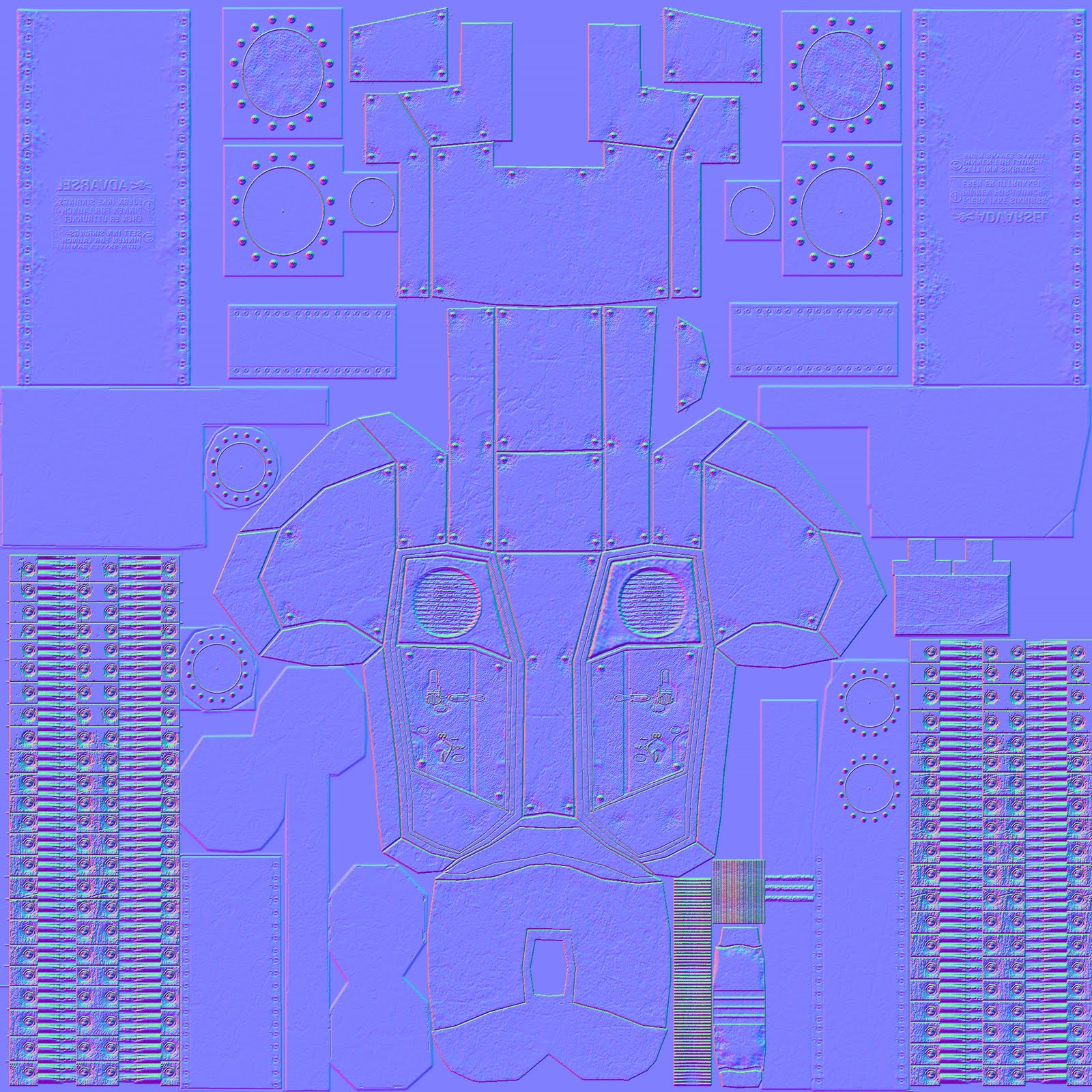 STEVEN CHABEAUX: Creating the Mini Gun Normal map