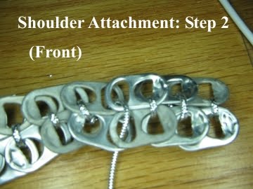 Church Crafts on a Budget: Using Cords To Make Soda Tab Armor