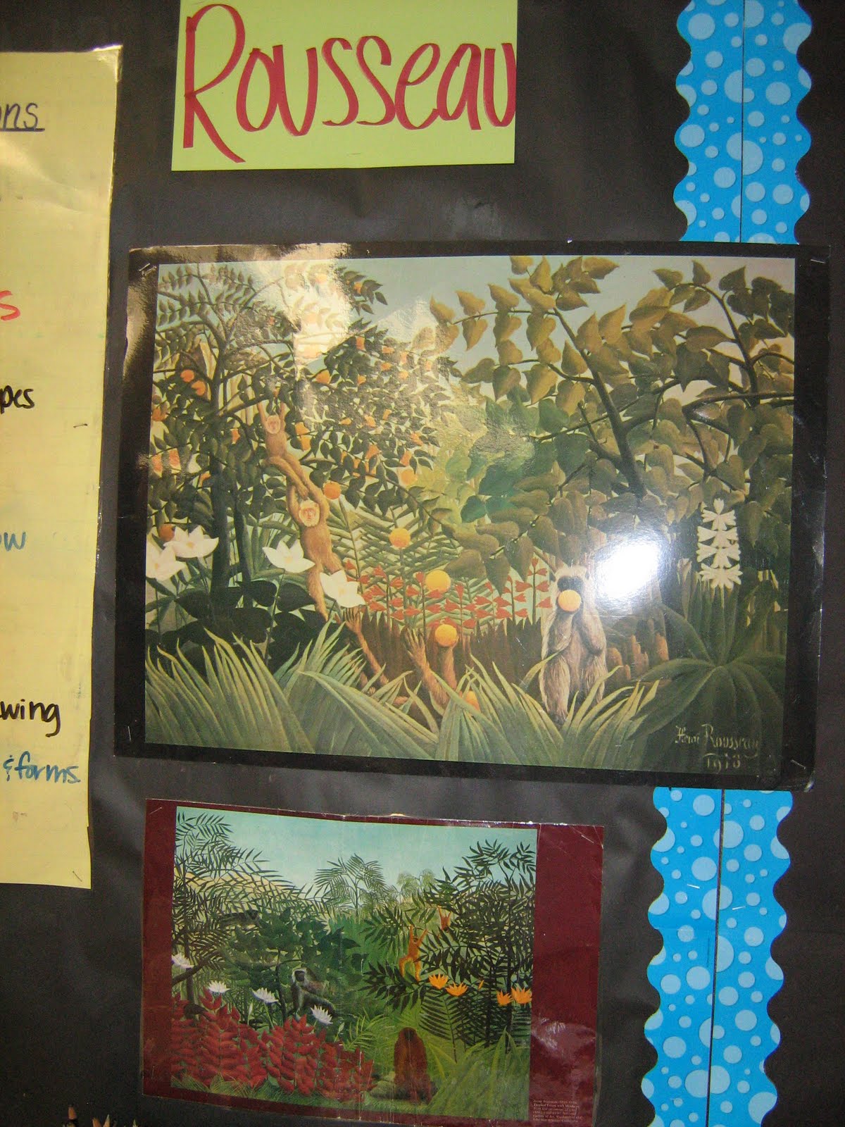 Mrs. Levine's Elementary Art Blog: Henri Rousseau Jungle Paintings