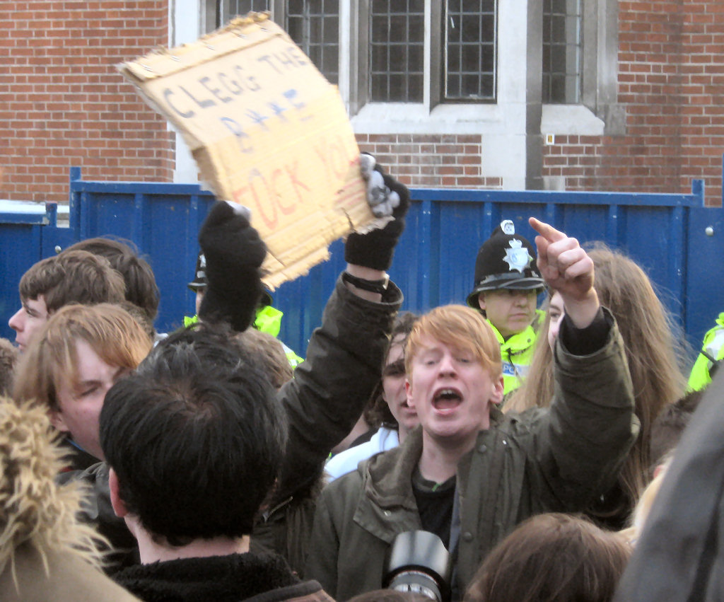 Photographs Of Newcastle: Newcastle Student Fees Protest